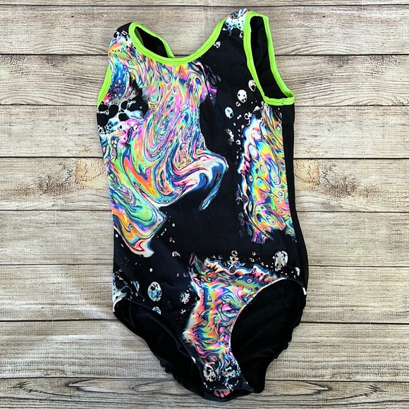Snowflake | Other | Snowflake Gymnastics Leo Leotard Size Large Black ...